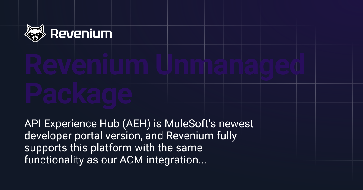 Revenium Unmanaged Package | Revenium Developer Docs