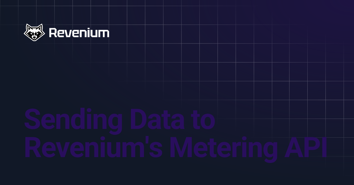 Sending Data to Revenium's Metering API | Revenium Developer Docs