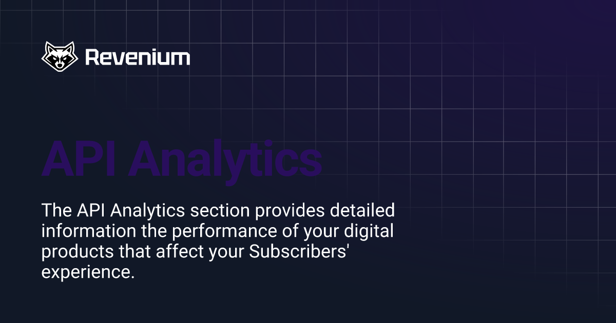 API Analytics | Revenium Developer Docs